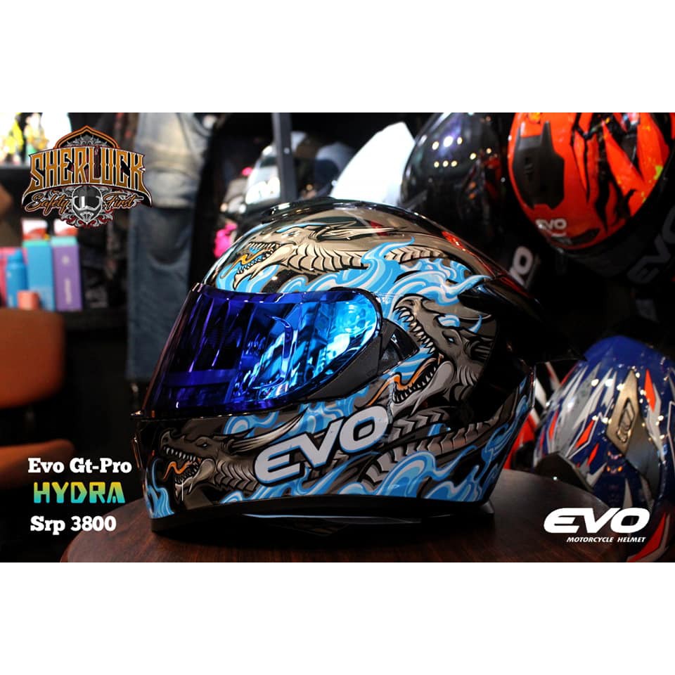 EVO GT-PRO Hydra Full Face Dual Visor Helmet | Shopee Philippines