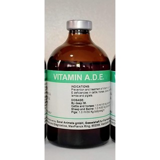 Vitamin ADE - A + D + E 100ml Injectable | Shopee Philippines