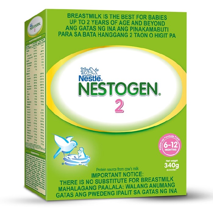 Nestogen 2 Infant Milk Formula For Children 6-12 Months 340g | Shopee ...