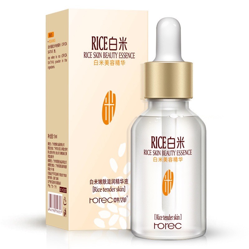 ROREC white rice serum essence moisturizing anti wrinkle | Shopee ...