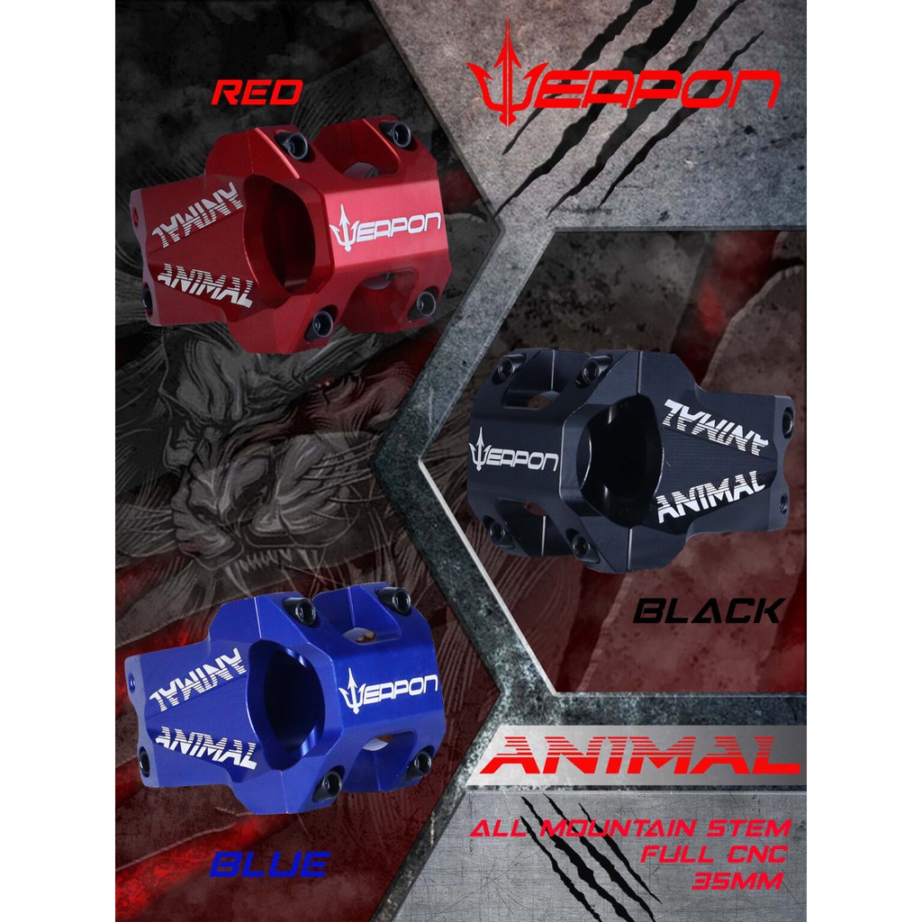WEAPON ANIMAL STEM 50MM MTB Mountain bike | Shopee Philippines