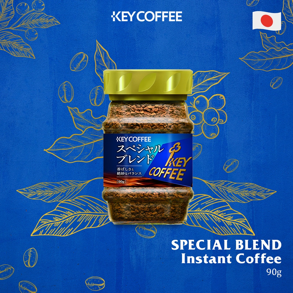 Key Coffee Instant Coffee Special Blend Medium Roast 90g | Shopee ...