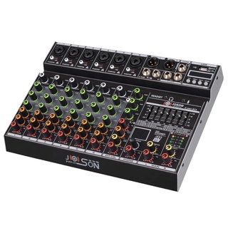 Joson X-men 8 Channel (Professional Mixer with Sound Card) | Shopee ...