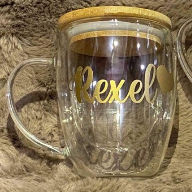 Customized Double Wall Mug (free name) | Shopee Philippines