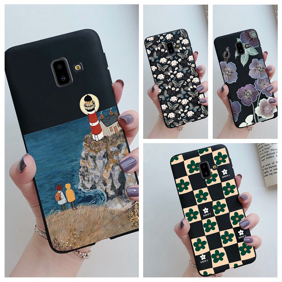 Samsung Galaxy J6 2018 J6 Plus Cellphone Casing Back Cover Soft Matte ...