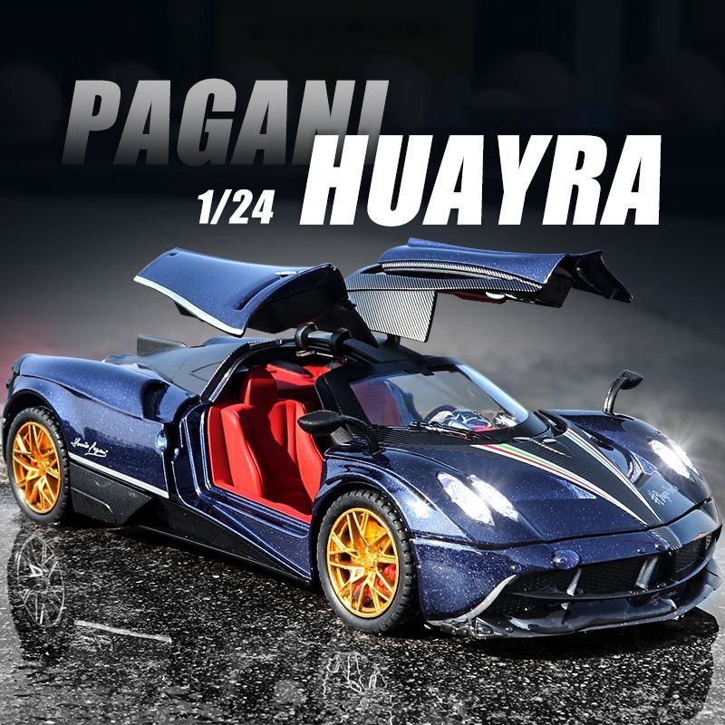 1:24 Scale Pagani Huayra Alloy Car Model Diecast Car Sound Light Car ...