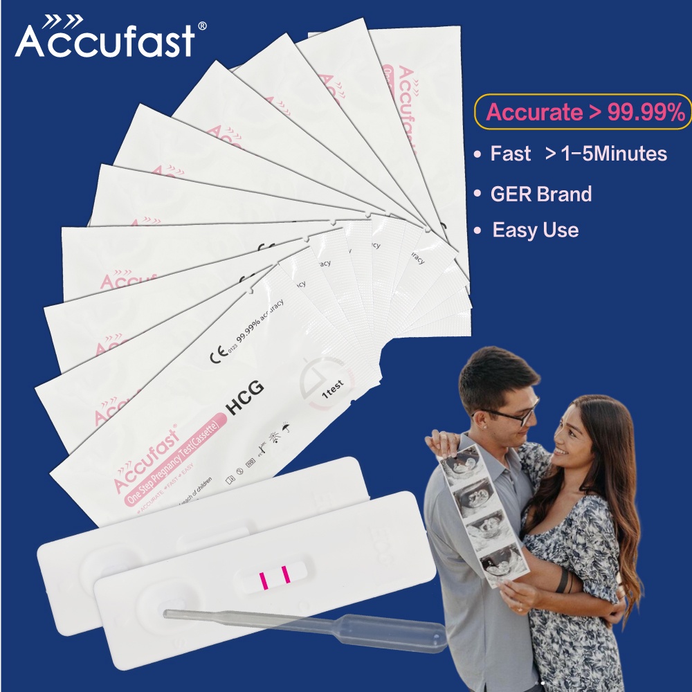 ACCUFAST Early Pregnancy Test Kit Cassette Advan One Step HCG Casette ...