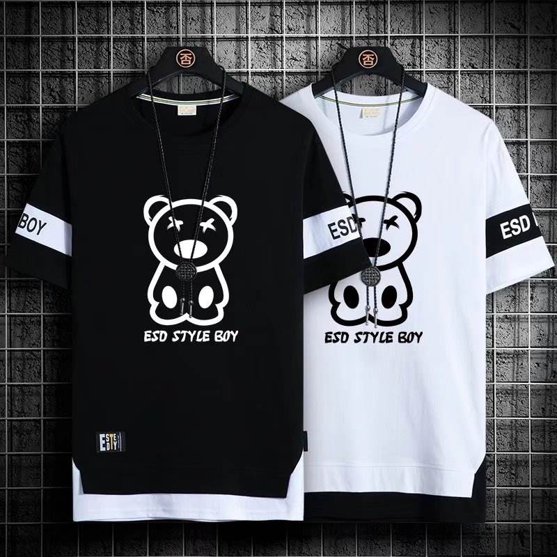 Summer Short Sleeve Tshirt For Men Hip Hop Style Streetwear Fashion ...