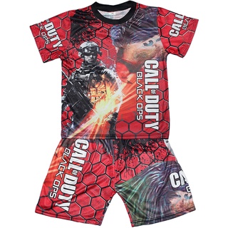 Kids T-Shirt Call of Duty Jersey Printed Cartoon Game Character Shirt ...