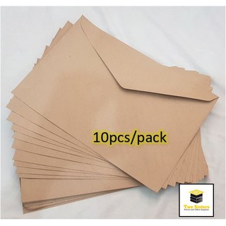 Brown Envelope Long and Short 10 Pcs/Pack Cheap Price!!! | Shopee ...