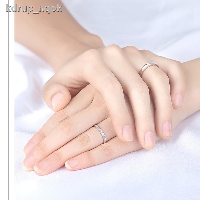 Korean ring☽ Gypsophila Ring Couple Pair Adjustable Korean Student ...