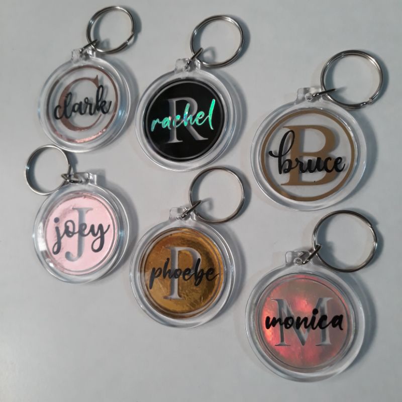 Customized/Personalized KEYCHAIN - Round Acrylic Type | Shopee Philippines