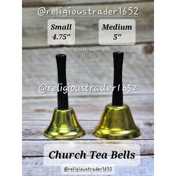 Church Bell | Tea Bells | gold tone | bells Mass bell kalembang ...