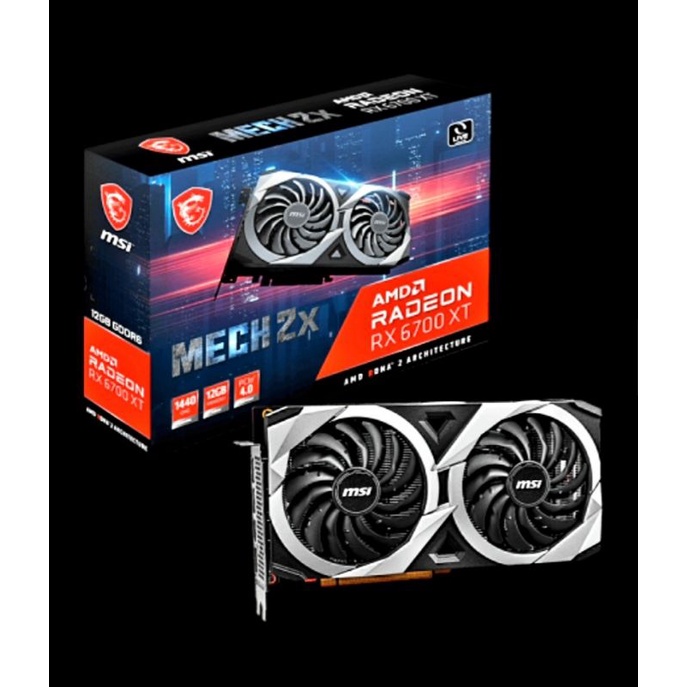 MSI Radeon RX 6700 XT MECH 2X 12G OC Graphics Card – Computerspace ...