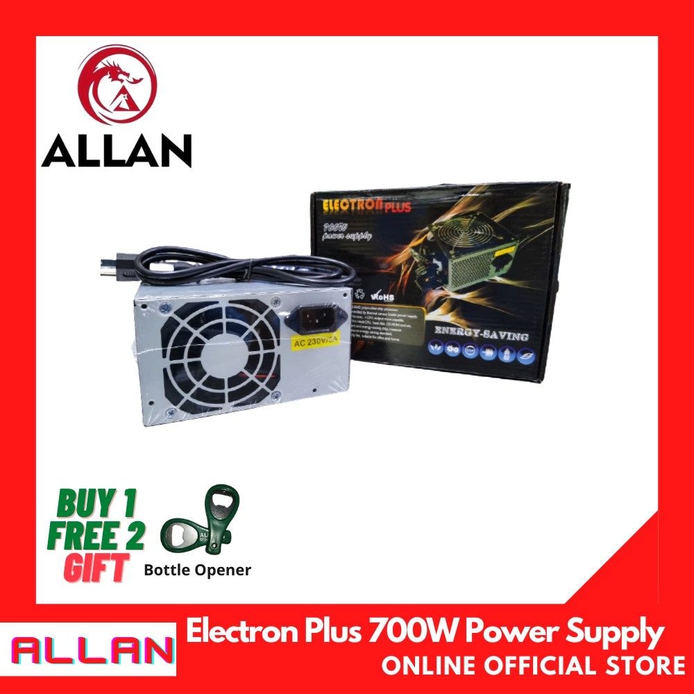Allan Electron Plus 700 watts Power Supply | Shopee Philippines