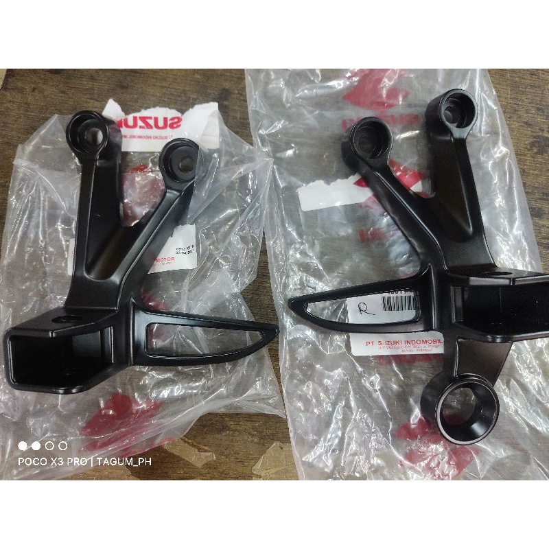 passenger footrest raider 150 carb and fi genuine(SGP). | Shopee ...