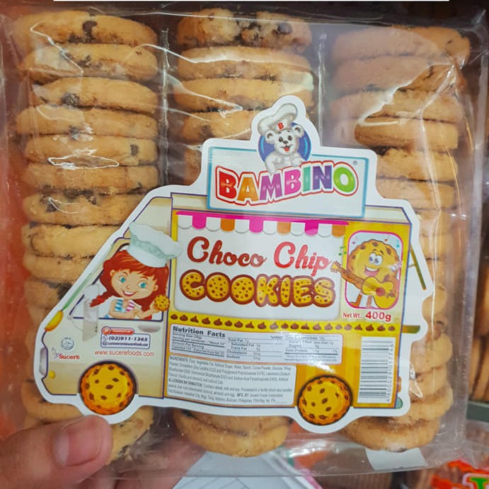 [Lowest Price] Bambino Choco Chip Cookies, 400g | Shopee Philippines