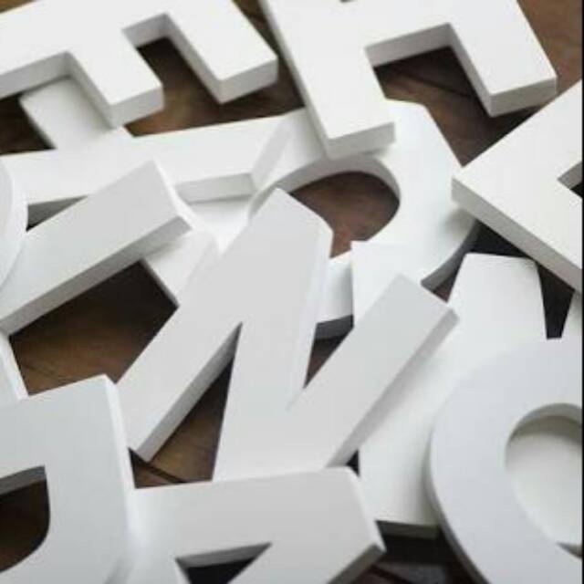 KAYU Letters 30 cm Wooden Embossed Board Company Name Board Number ...