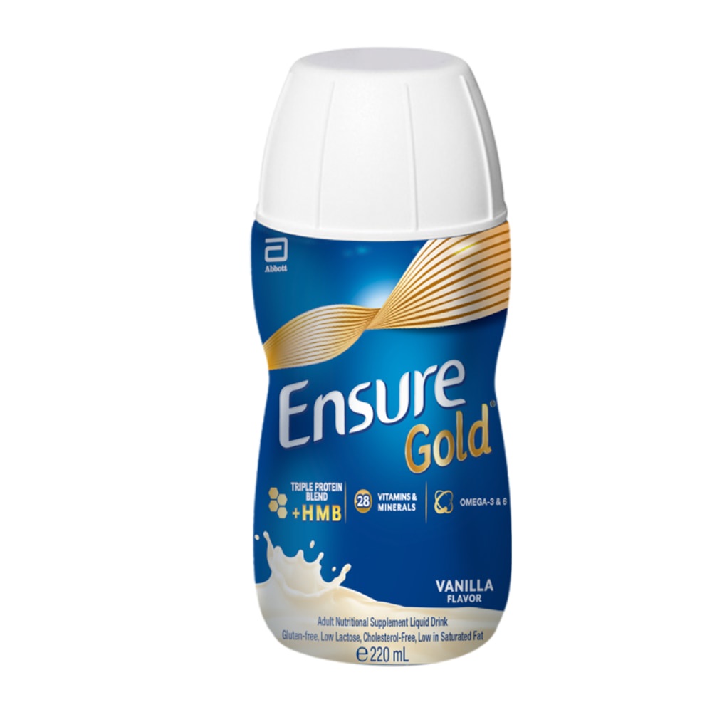 ENSURE Gold Vanilla Bottle HBM 220ml | Shopee Philippines