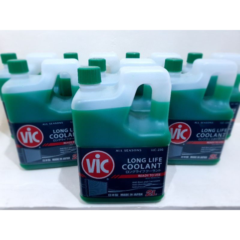 VIC Long Life Coolant 2Liters (Authentic) Ready To Use (GREEN) | Shopee ...