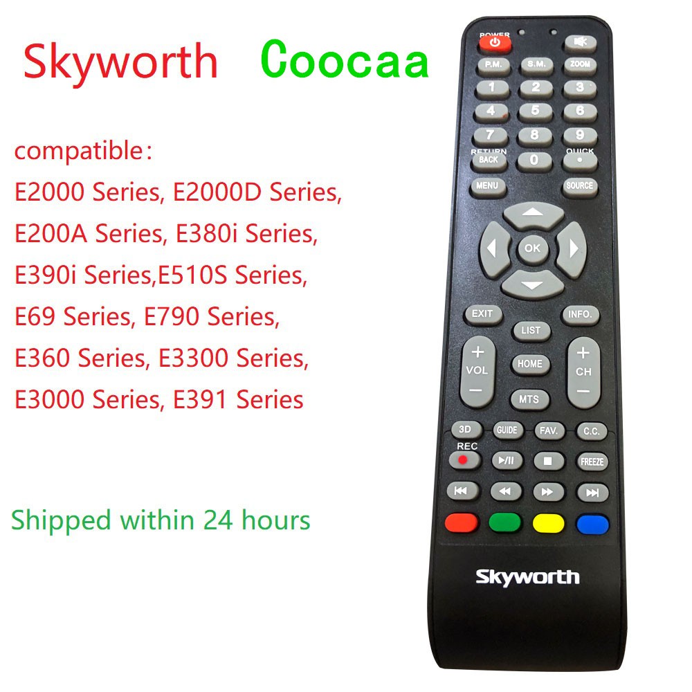 Universal Coocaa Skyworth Smart TV remote E2000 Series E2000D Series ...