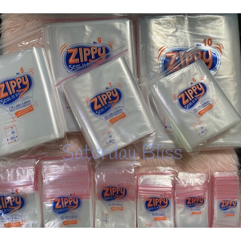 zippy resealable pouch bag plastic storage repack ziplock | Shopee ...
