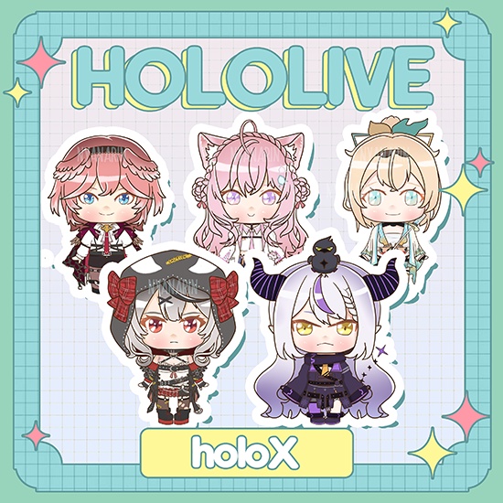 HOLOLIVE Ver. 2 Stickers GEN 6 HoloX | Shopee Philippines