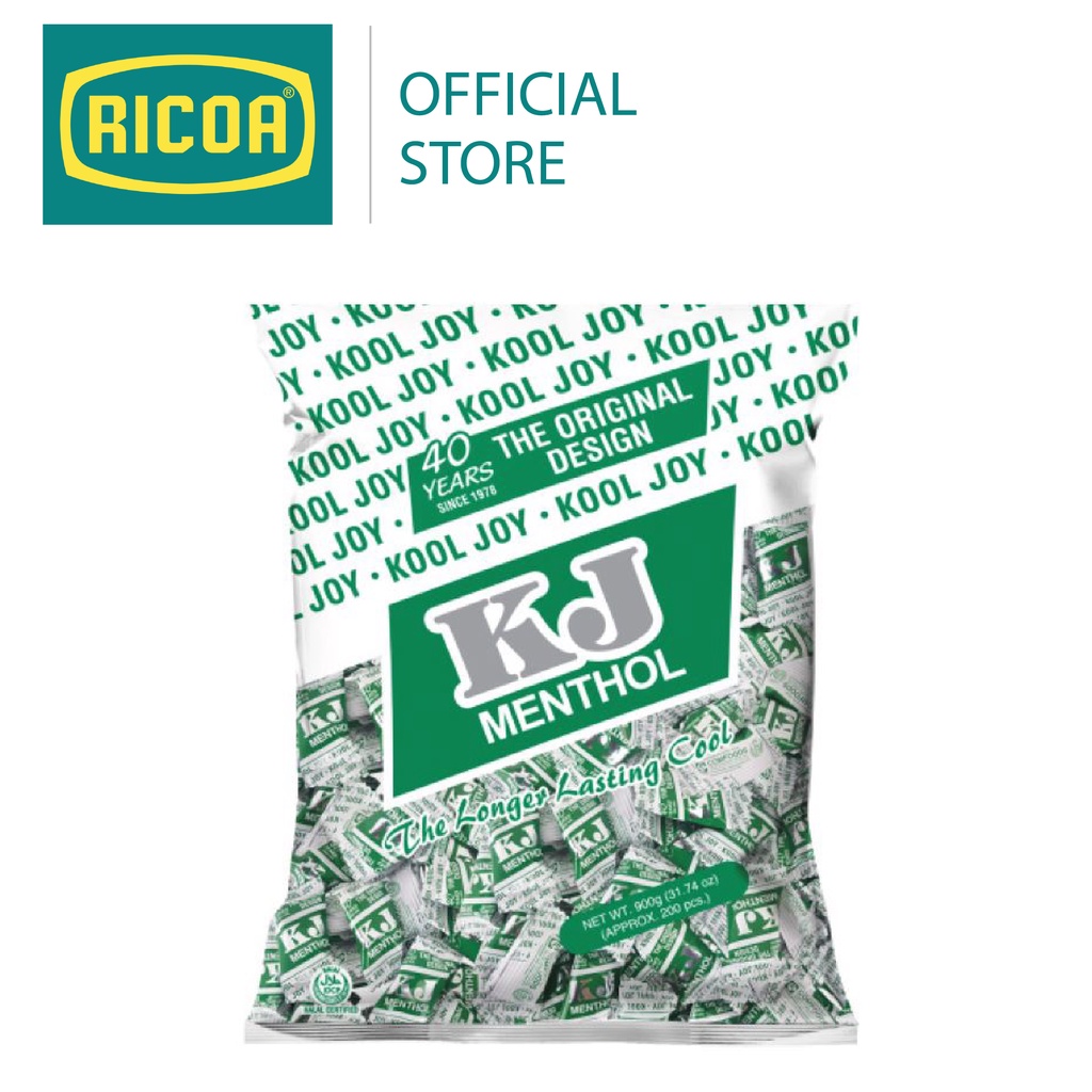RICOA Kool Joy Menthol Candy 900g (200s) | Shopee Philippines
