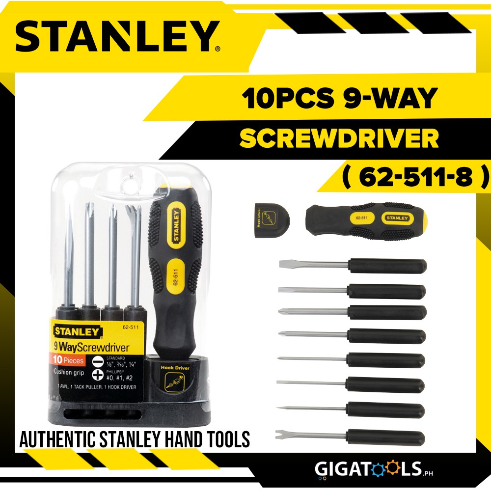 Stanley 9-Way Screwdriver Set ( 62-511-8 ) | Shopee Philippines