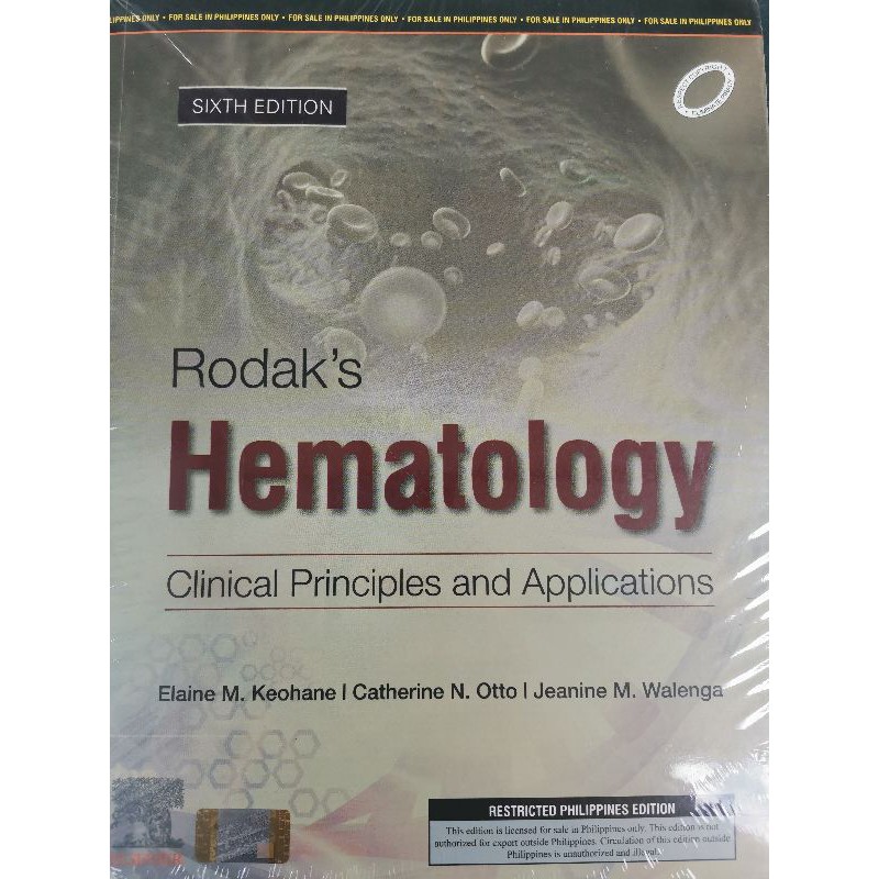 Rodak's Hematology (Clinical Principles and Applications) 6th Edition ...