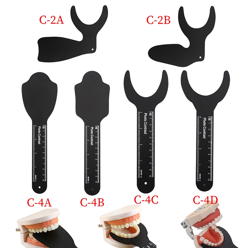 Dental Photo Contrast kit Oral Imaging Black Background Board Palatal ...
