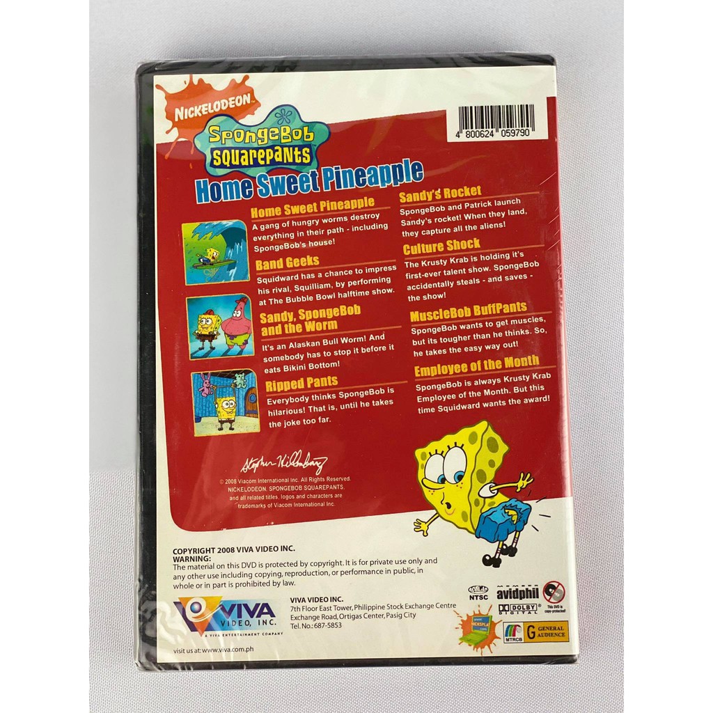 Spongebob Home Sweet Pineapple Dvd