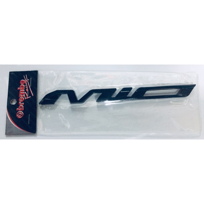 Mio emblem Black 1pc (With adhesive) | Shopee Philippines