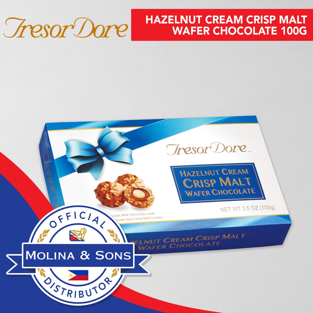 Tresor Dore Hazelnut Chocolate Truffles 100g | Shopee Philippines