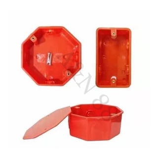 PVC ORANGE JUNCTION BOX / UTILITY BOX / COVER ( FOR ELECTRICAL ...