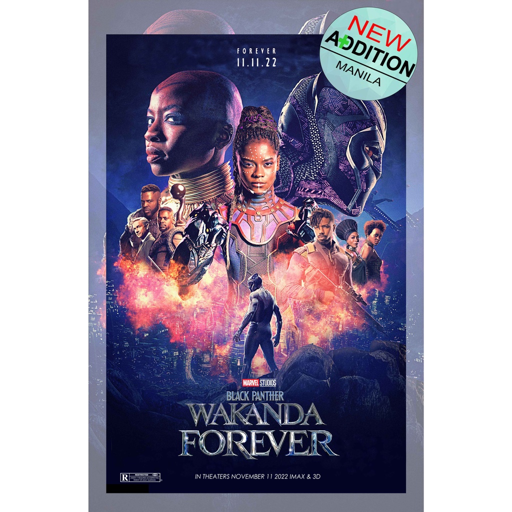 BlackPanther Wakanda Forever Large Poster | Shopee Philippines