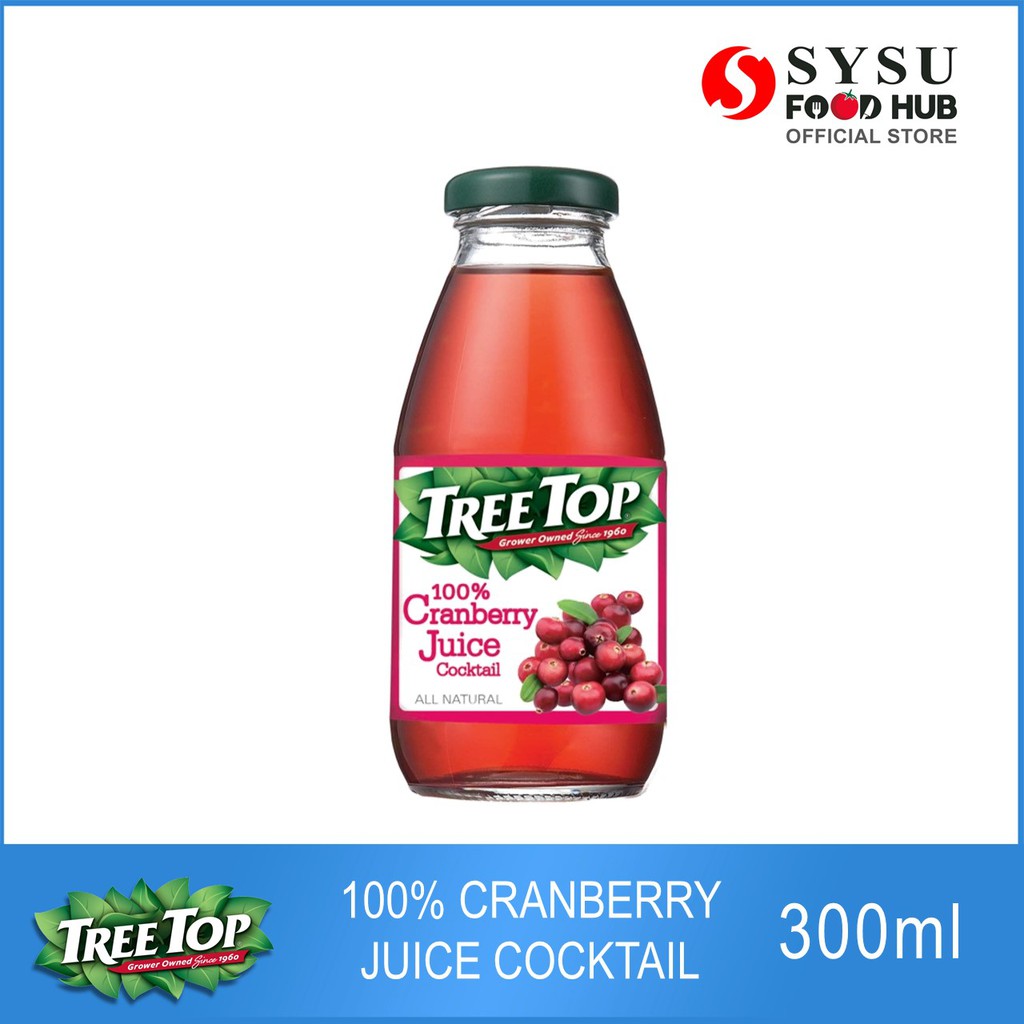Tree Top 100% Cranberry Juice Cocktail 300ml | Shopee Philippines
