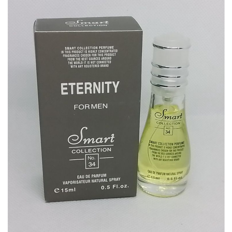 SMART COLLECTION NO. 34 PERFUME FOR MEN 15 ML EDP | Shopee Philippines