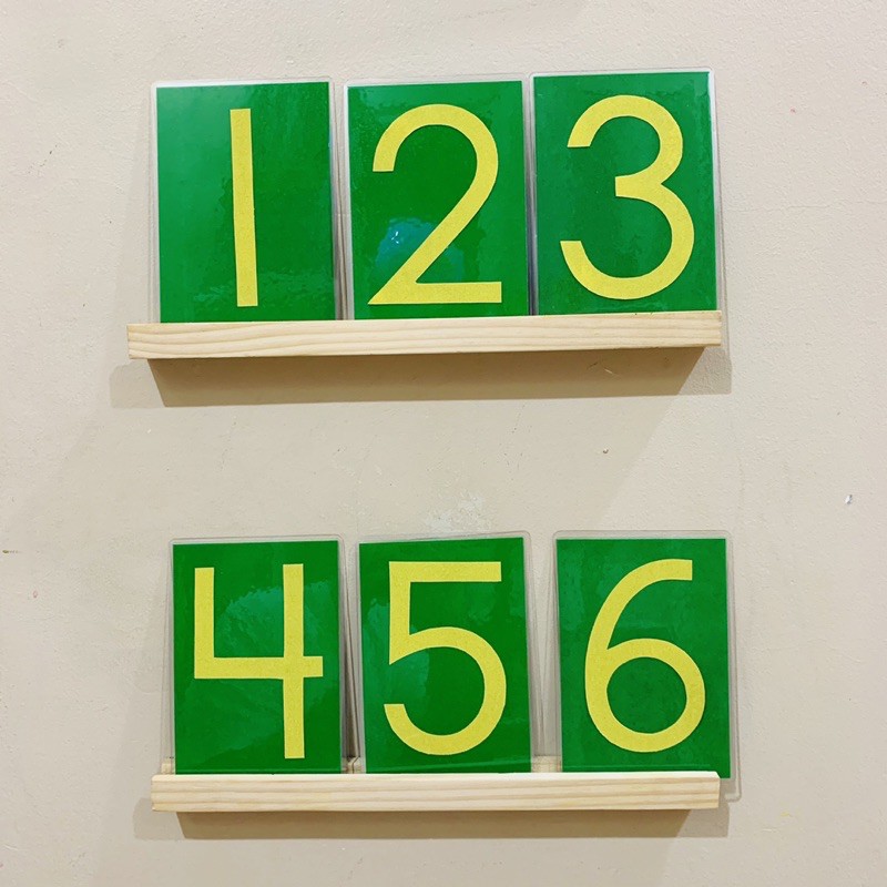 Montessori Sandpaper Numbers (Handmade) | Shopee Philippines
