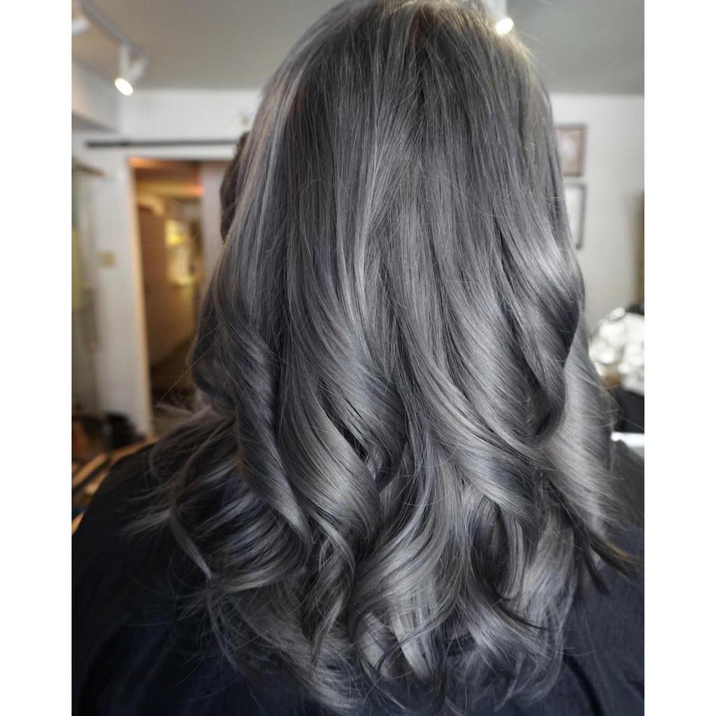 Dark Ash Grey Hair Color