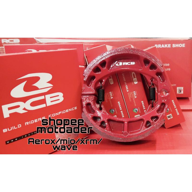 RCB BRAKE SHOE CLICK/BEAT/XRM/WAVE/MIO/M3/AEROX(STOCK REAR) | Shopee ...