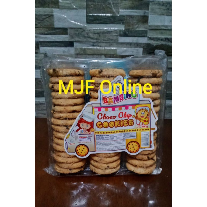 Bambino Chocolate Chip Cookies 400g. | Shopee Philippines