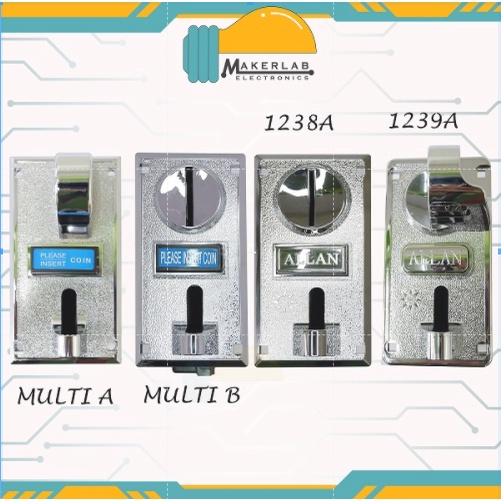 Calibrated ALLAN Universal Coin Slot Coinslot with Anti Hooking 1238A ...