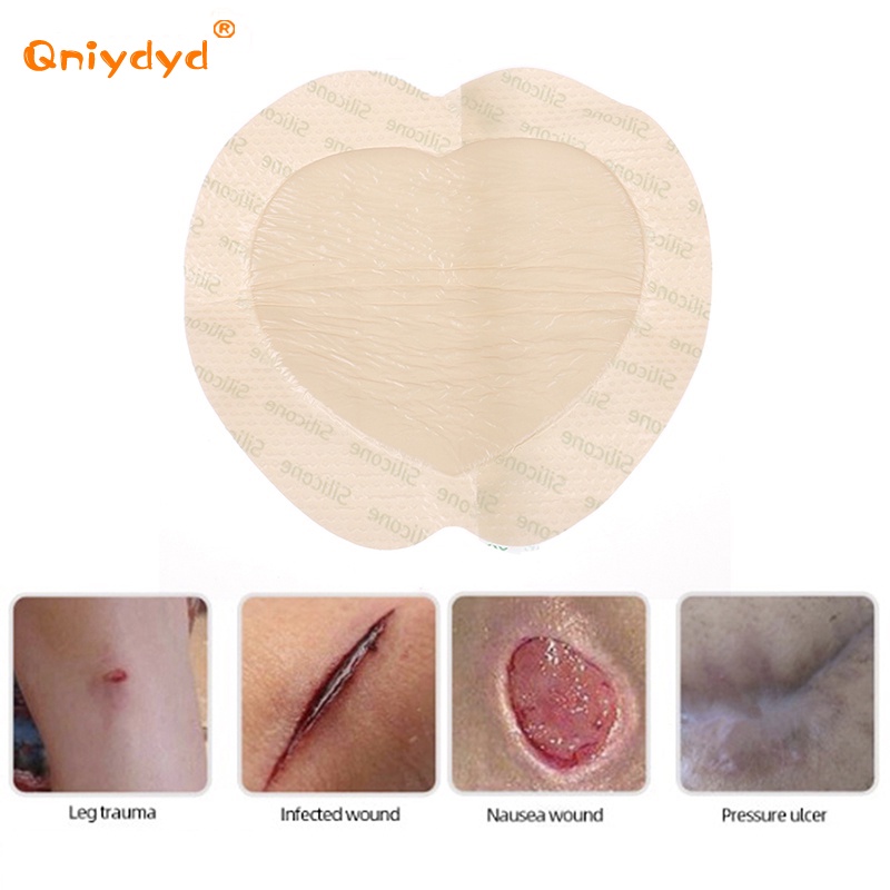 1 Piece For Pressure Ulcer Silicone Wound Patch Bedsore Dressing Patch ...