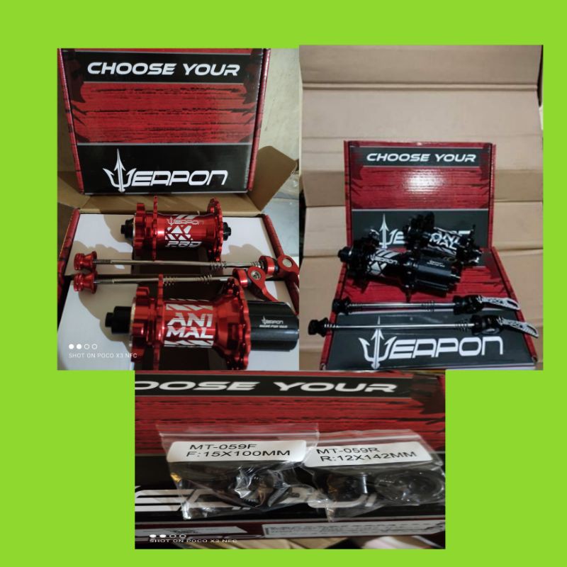 Weapon Animal Ratchet Hubs 32H Red/Black/Blue racthet hubs | Shopee ...