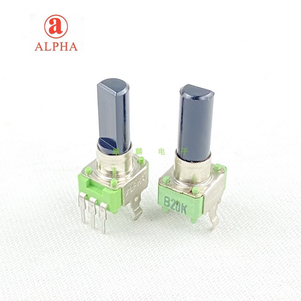 2pcs ALPHA09 type single B5K B20K with midpoint Yamaha mixer gain ...