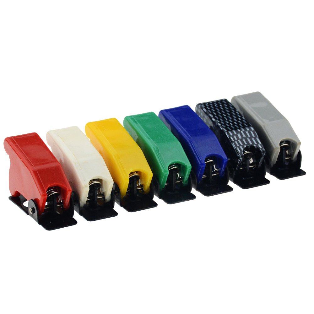 1PCS Auto Car Truck Illuminated Led Toggle Switch Safety Aircraft Flip ...