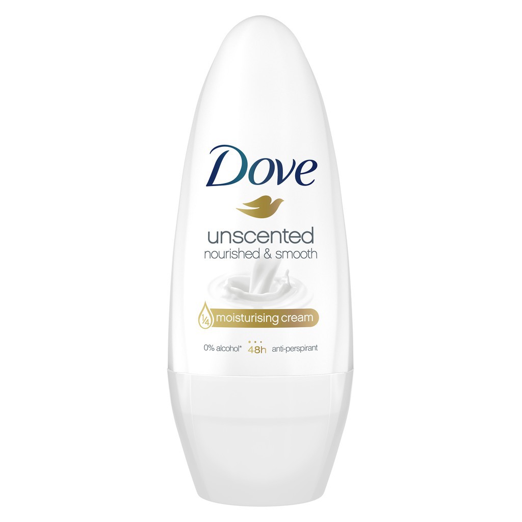 Dove Unscented Nourished and Smooth Deodorant Roll on 40ml | Shopee ...