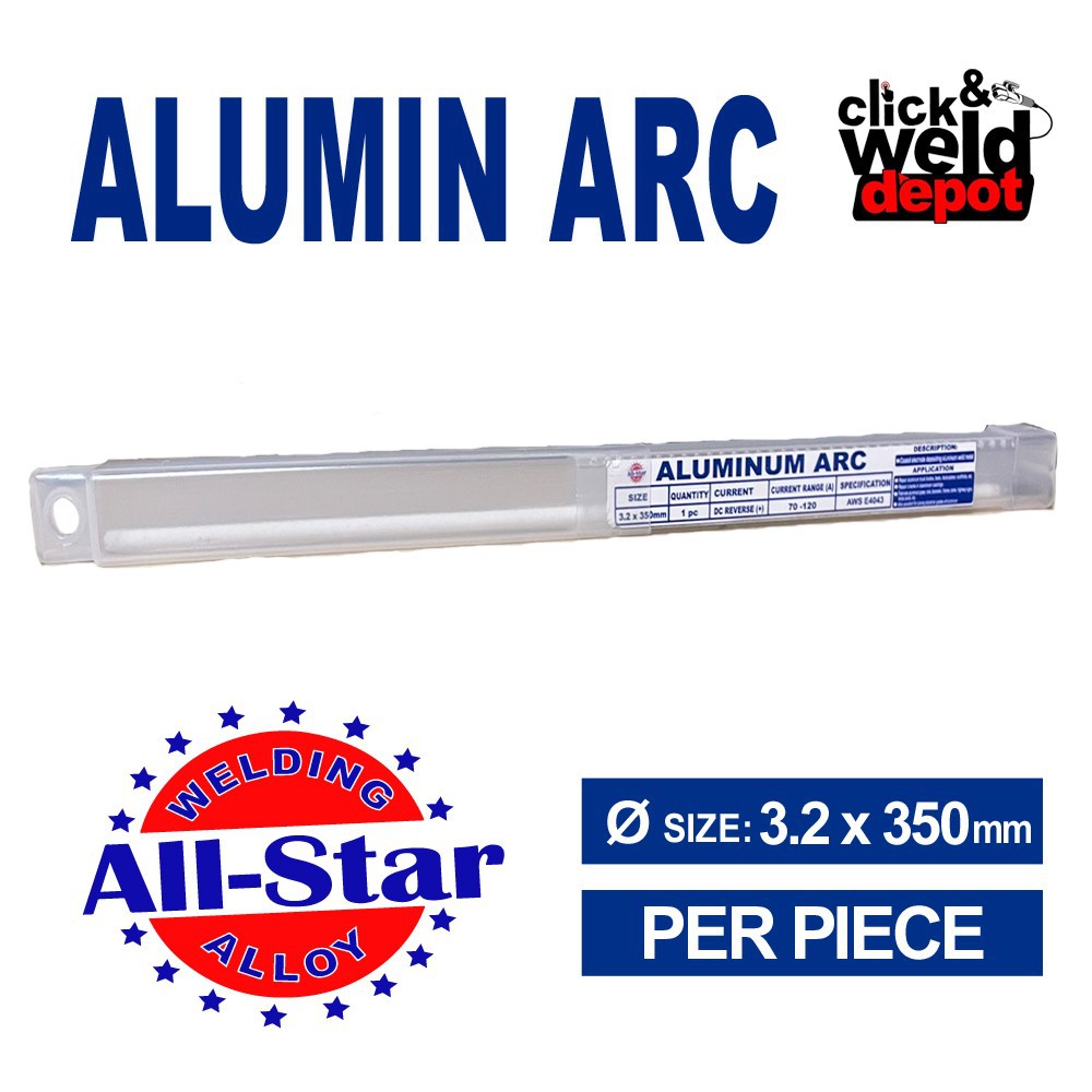 ALL-STAR ALUMIN ARC (ALUMINUM WELDING ROD) - SOLD PER PIECE | Shopee ...