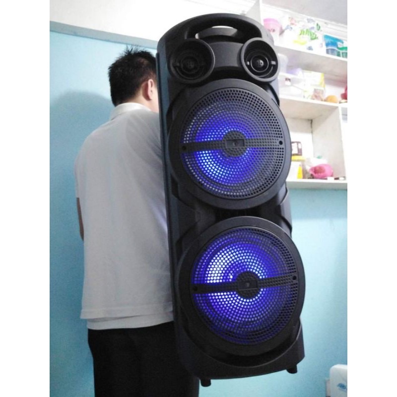Outdoor Portable Wireless Bluetooth Square Dance Speaker Dual Speaker ...